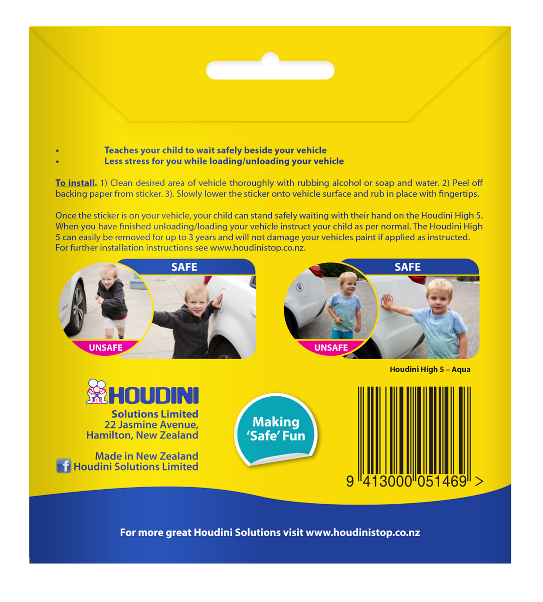 Houdini High 5 Sticker Twin Pack - Aqua – HoudiniAU